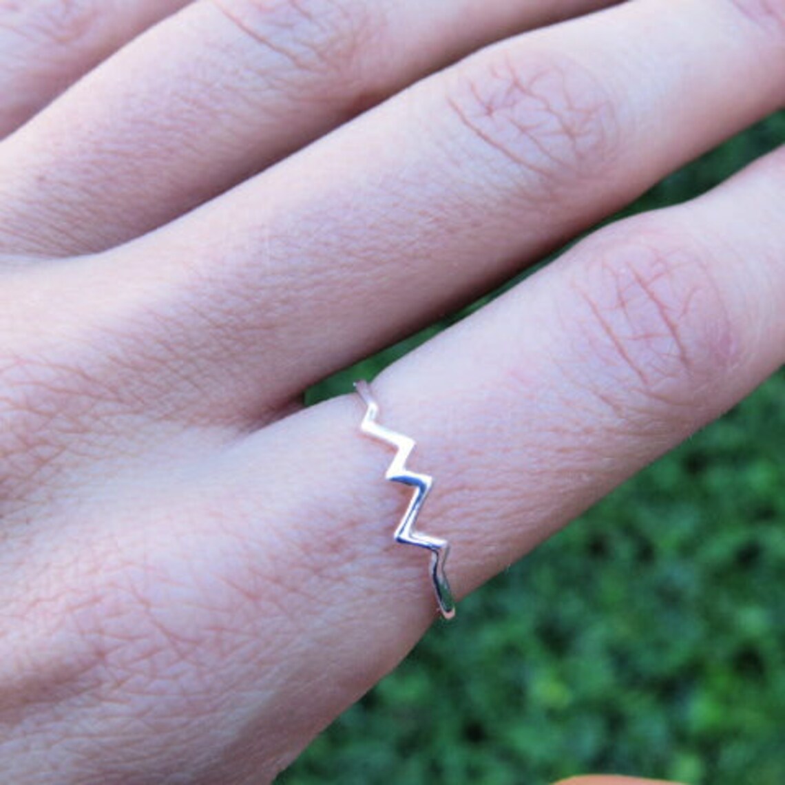 Energy Vibration Frequency Ring - Sterling Silver Spiritual Ring ...