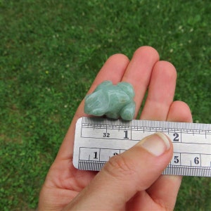 Mini Crystal Frog Carving 1" - Green Aventurine Frog Stone - Crystal ...