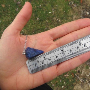 Small Stone Pendulum 1" - Mini Crystal Dowsing Pendulum for Divination ...