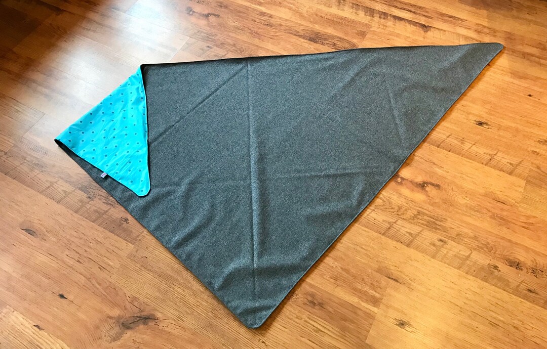 Large Triangular Cloth Made of High Quality Loden and Cotton - Etsy