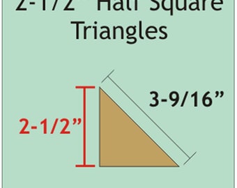 Square triangle | Etsy