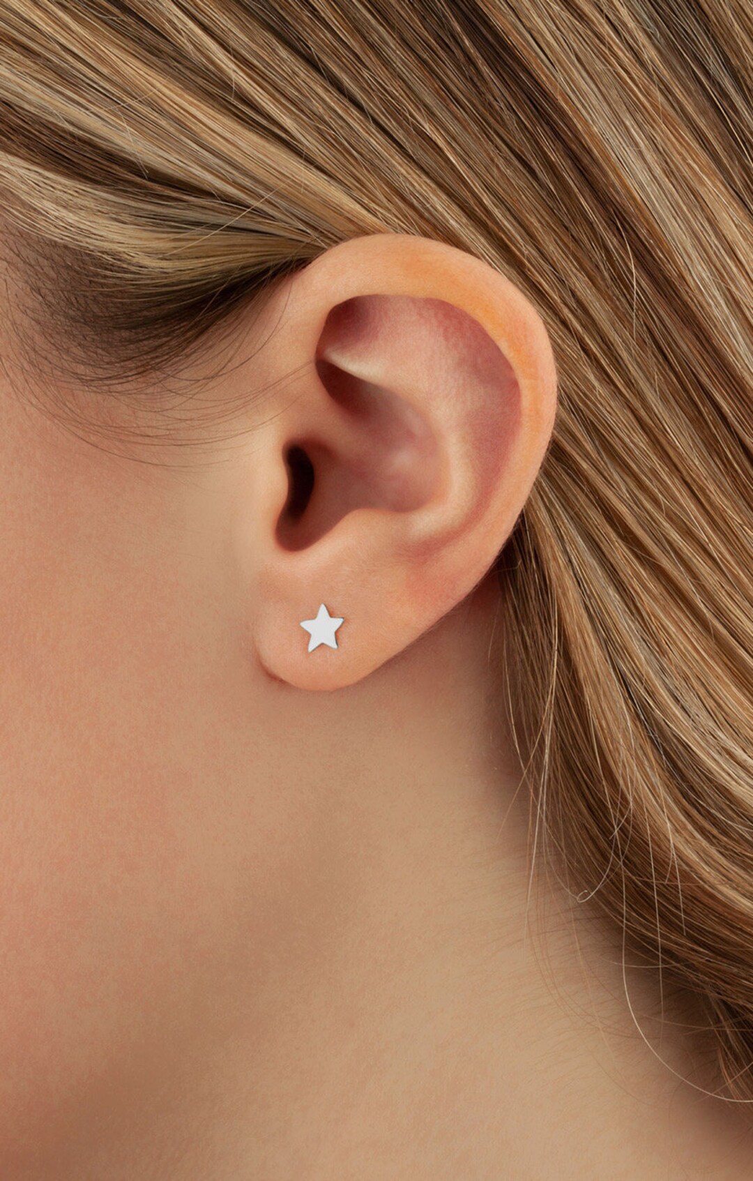 Gold Star Studs, Star Earrings, Tiny Star Earrings, Celestial Earrings ...