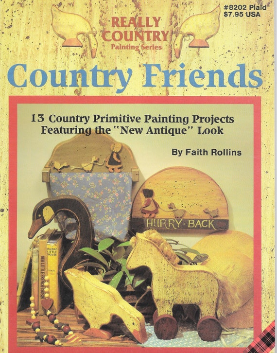 Country Friends by Faith Rollings 13 Country Primitive | Etsy