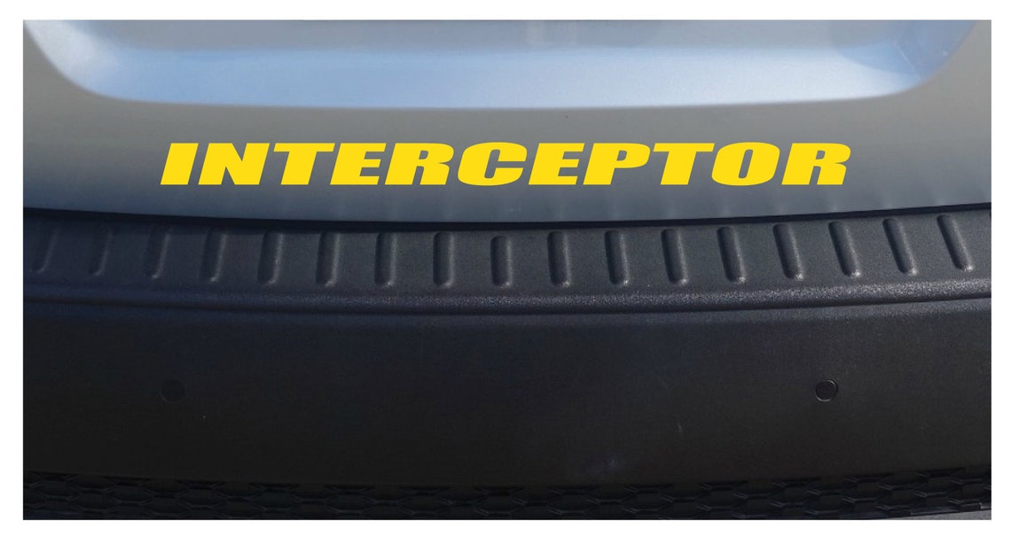 Interceptor Decal | Etsy