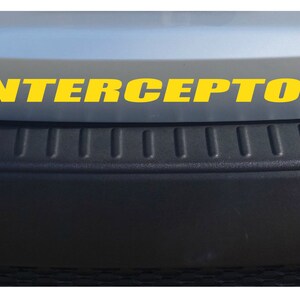 Interceptor Decal | Etsy