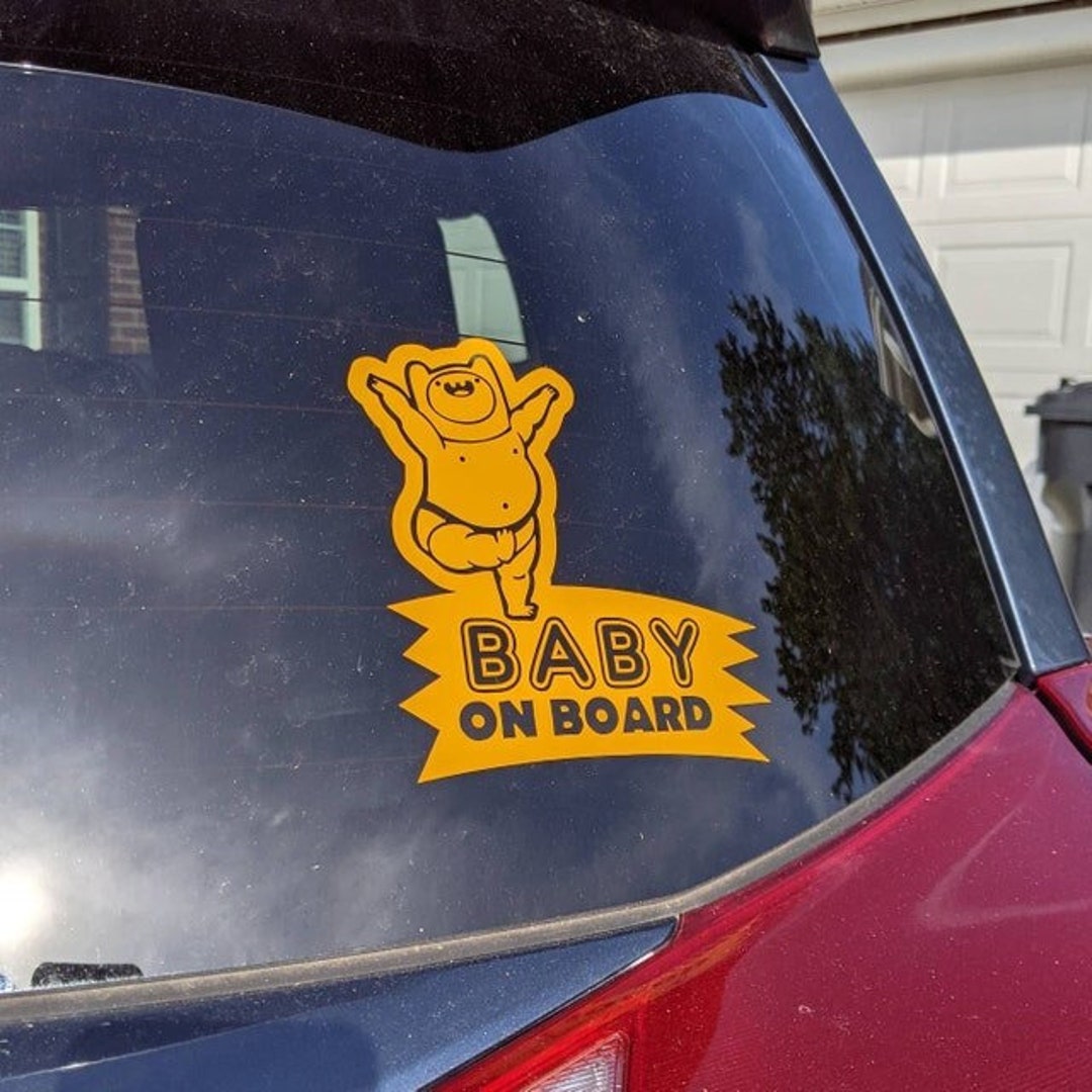 Baby on Board Adventure Time Baby Finn Decal - Etsy