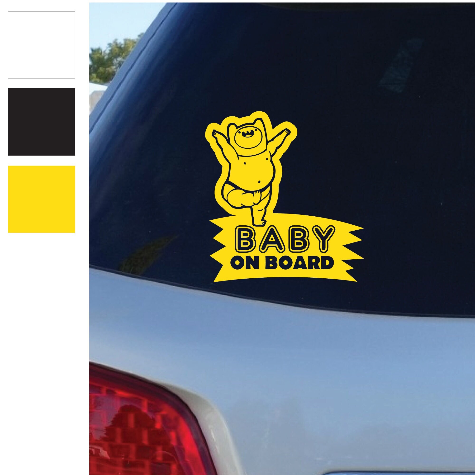 Baby on Board Adventure Time Baby Finn Decal - Etsy