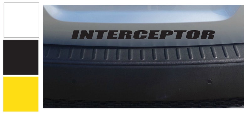 Interceptor Decal - Etsy