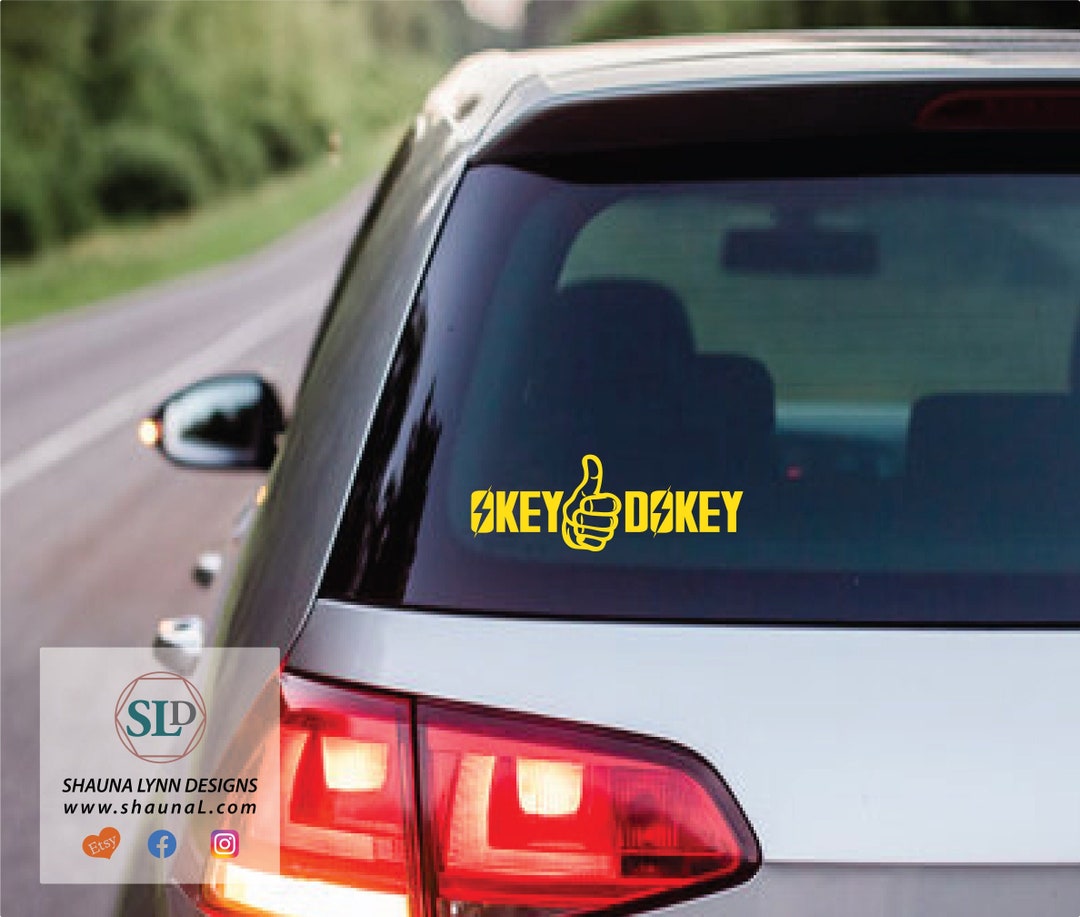 Okey Dokey Vinyl Decal - Etsy