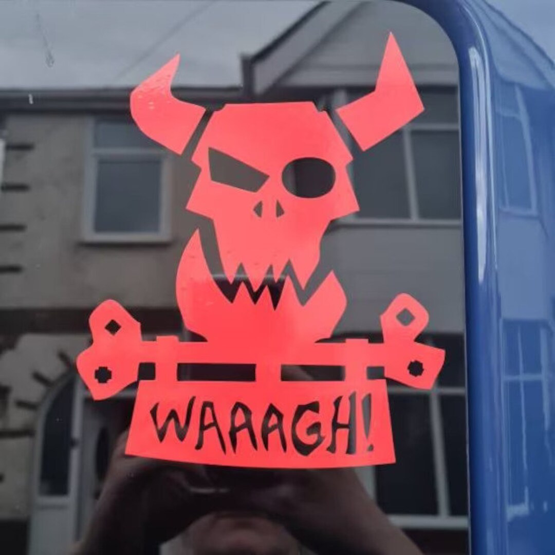 Warhammer 40K Ork Waaagh Call Decal - Etsy