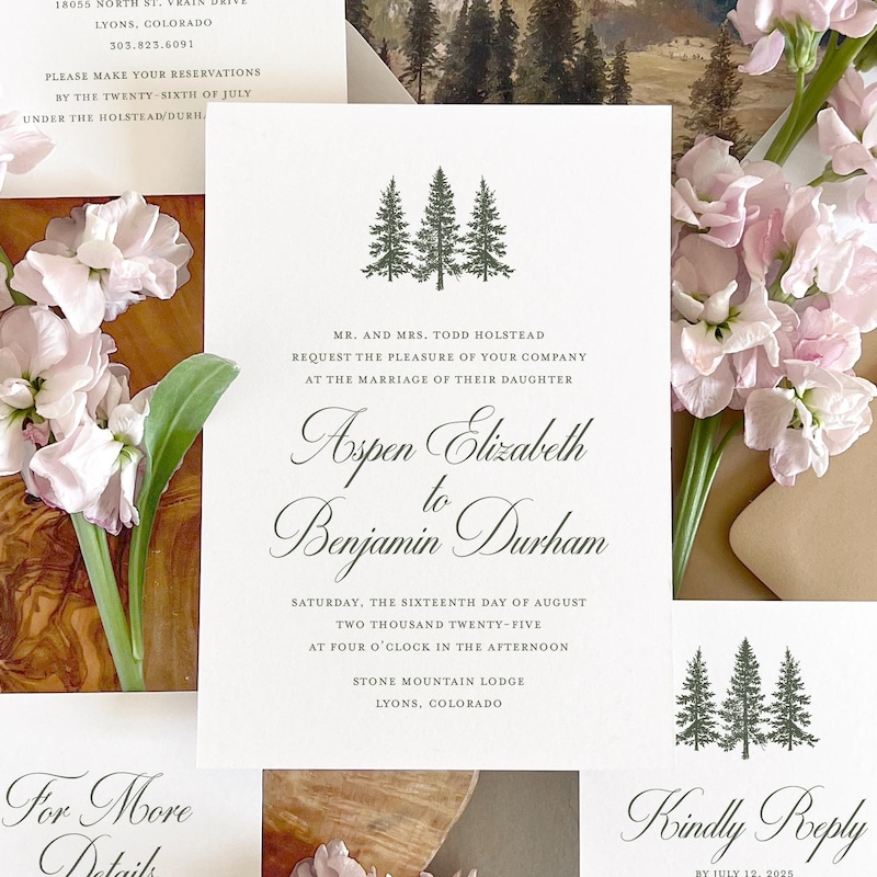 Tree Wedding Invite - Etsy