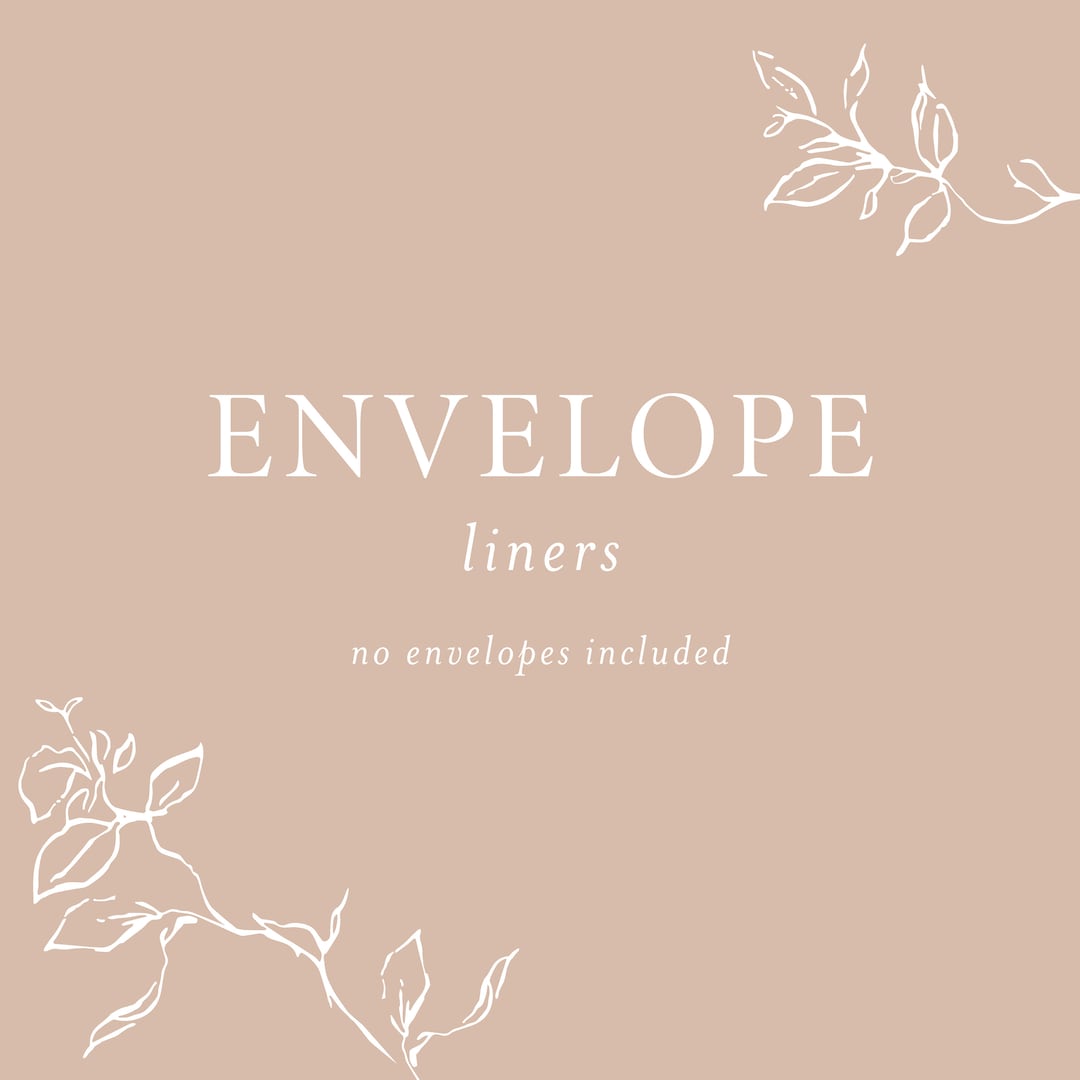 Envelope Liners for A7 Euro Envelopes - Etsy
