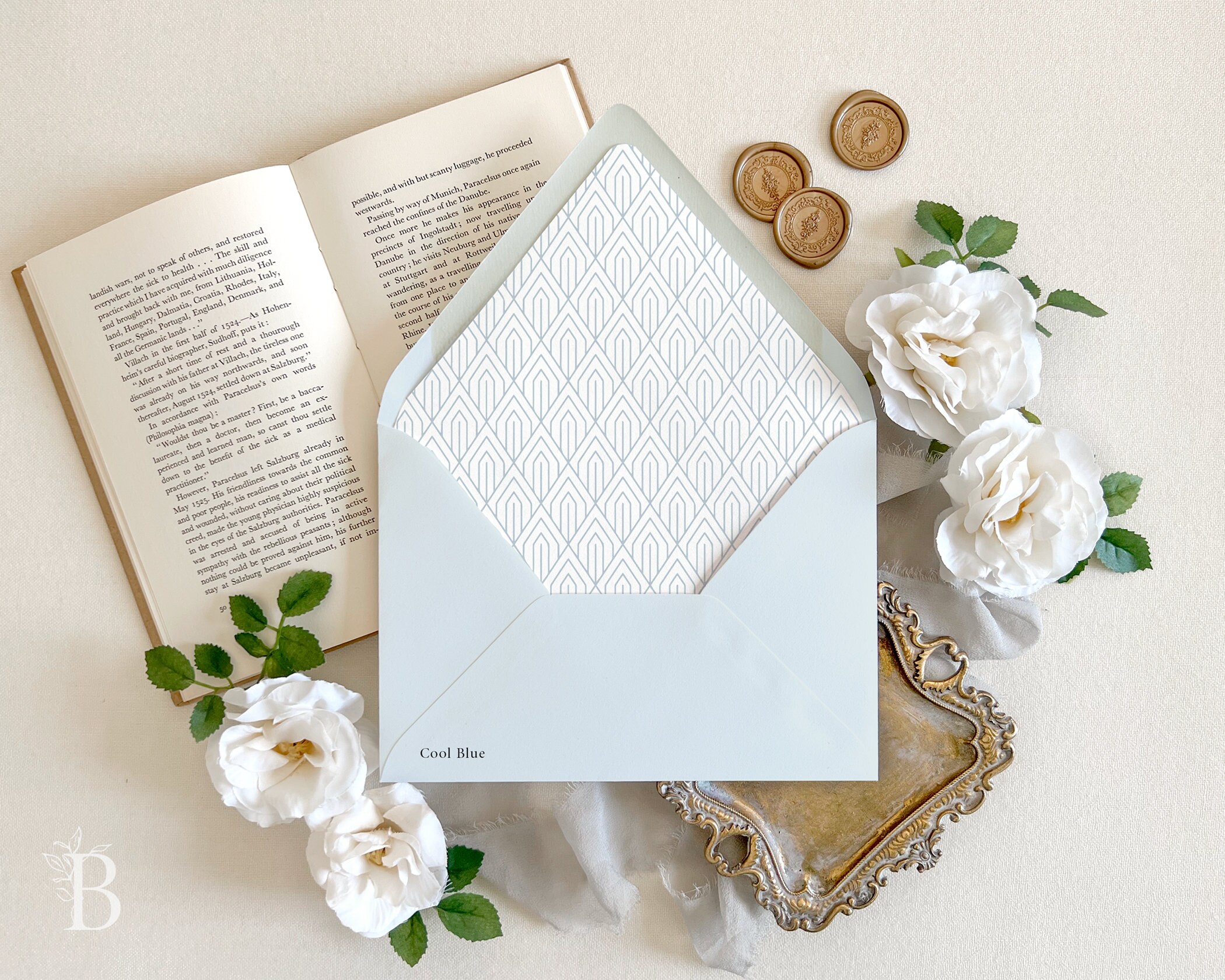 Regal Art Deco Wedding Envelope Art Deco Envelope Liner - Etsy