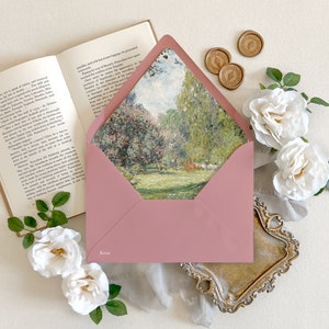 Garden Wedding Envelopes | Fine Art Wedding Envelope Liner ...