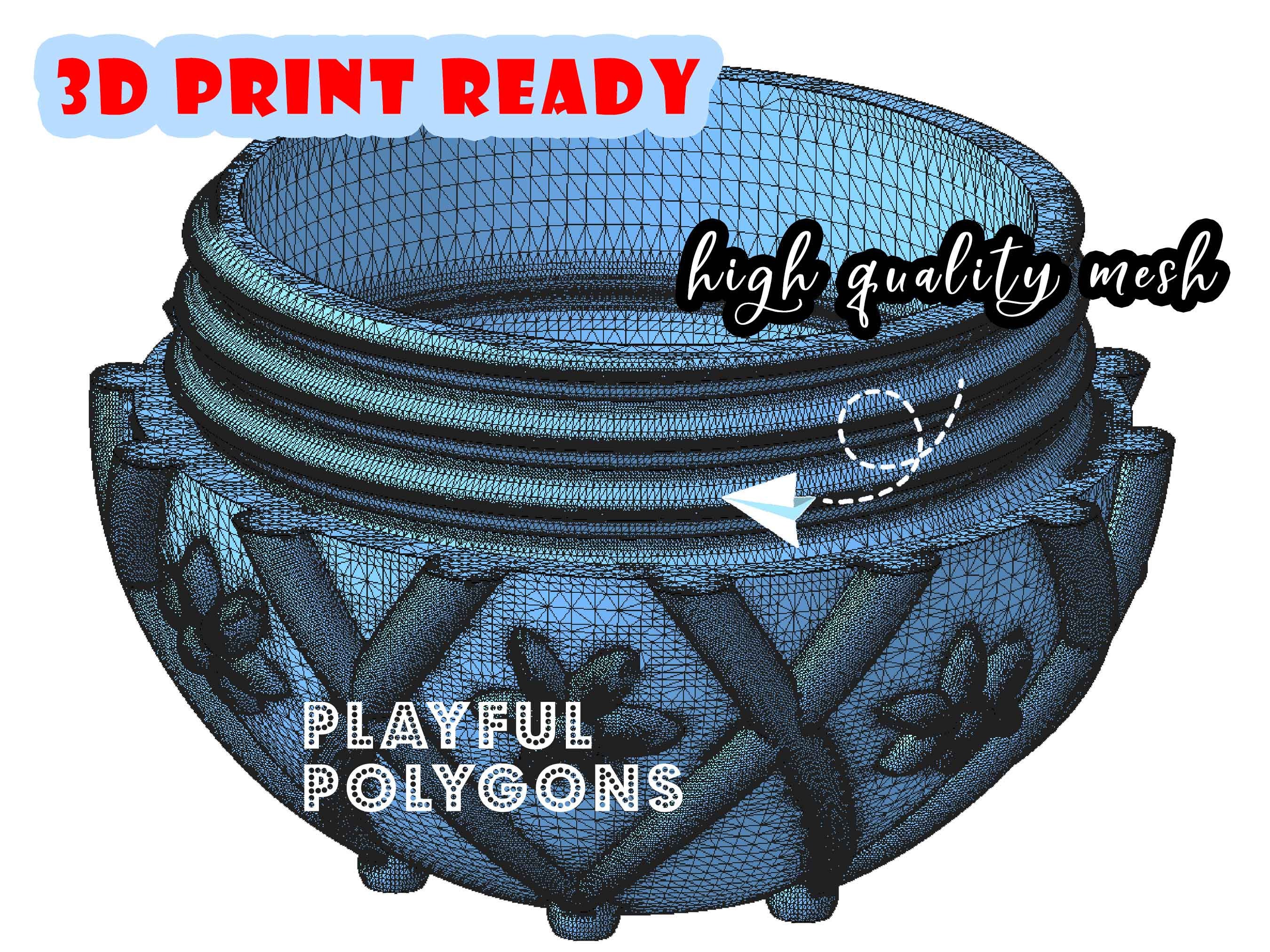 Easter Egg With Threads STL Files | Diamonds Egg Model for 3D Printing ...