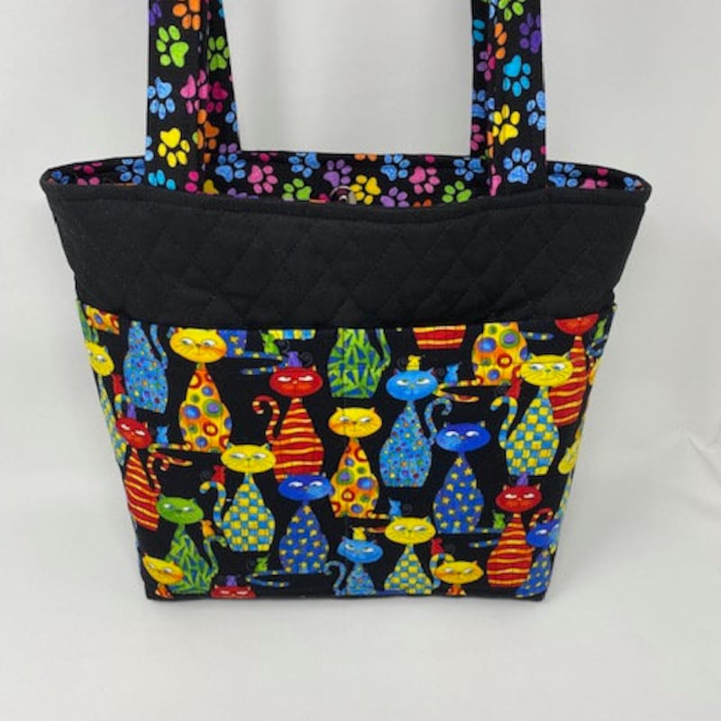 Cat Themed Tote Bag - Etsy