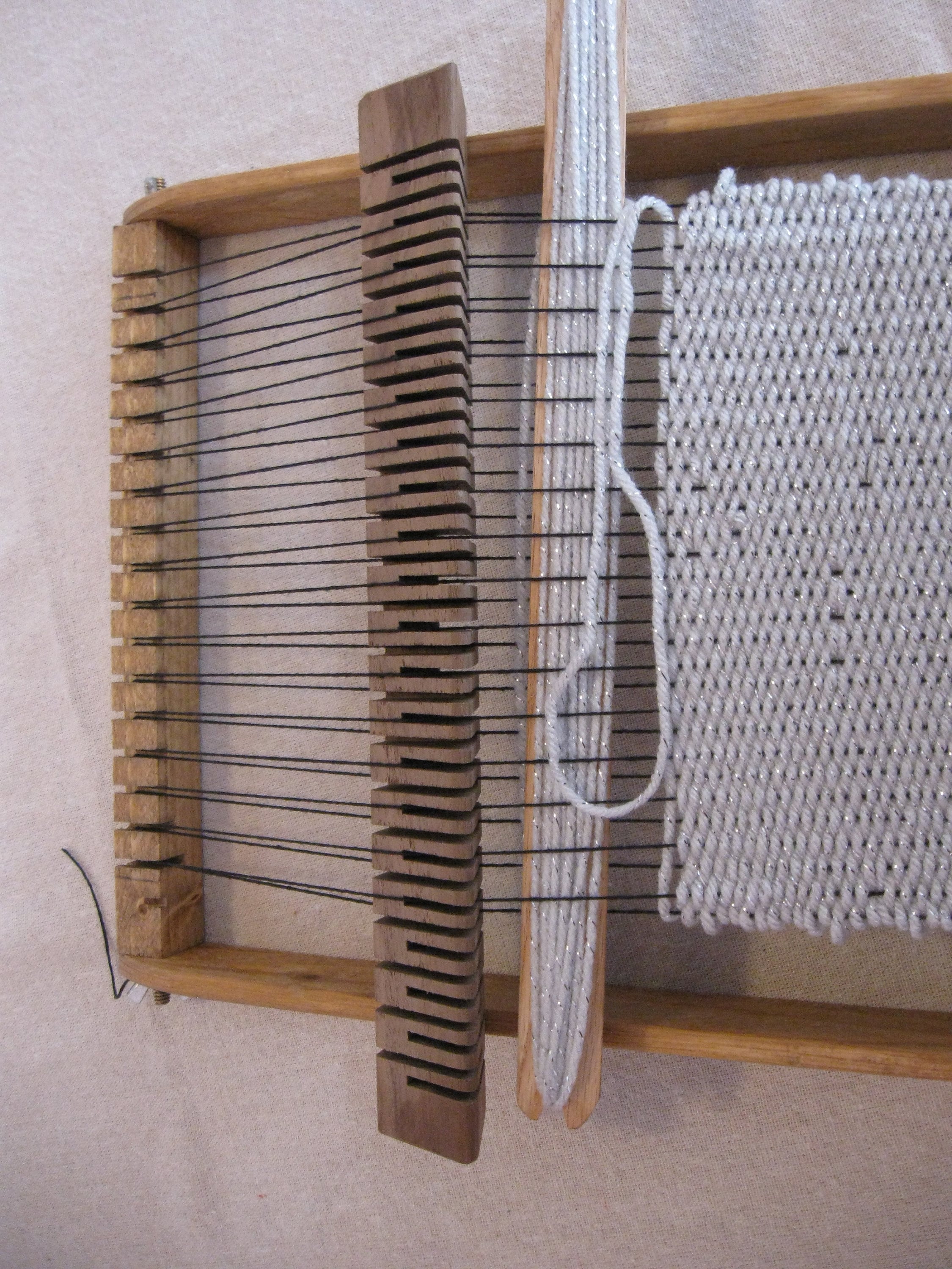 Weaving Loom With Rotating Heddle Bar and Rotating Warp Bar - Etsy