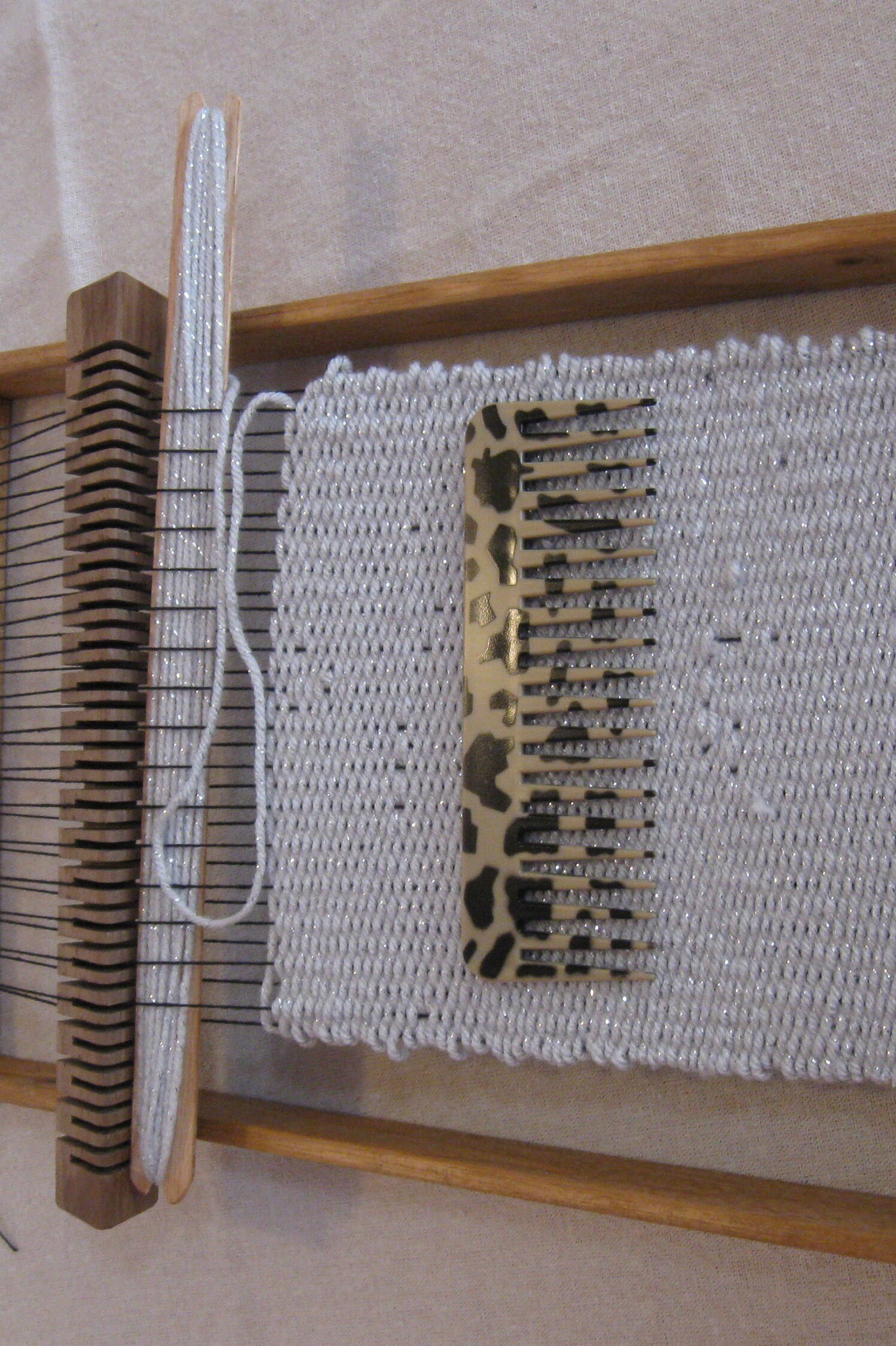 Weaving Loom With Rotating Heddle Bar and Rotating Warp Bar - Etsy