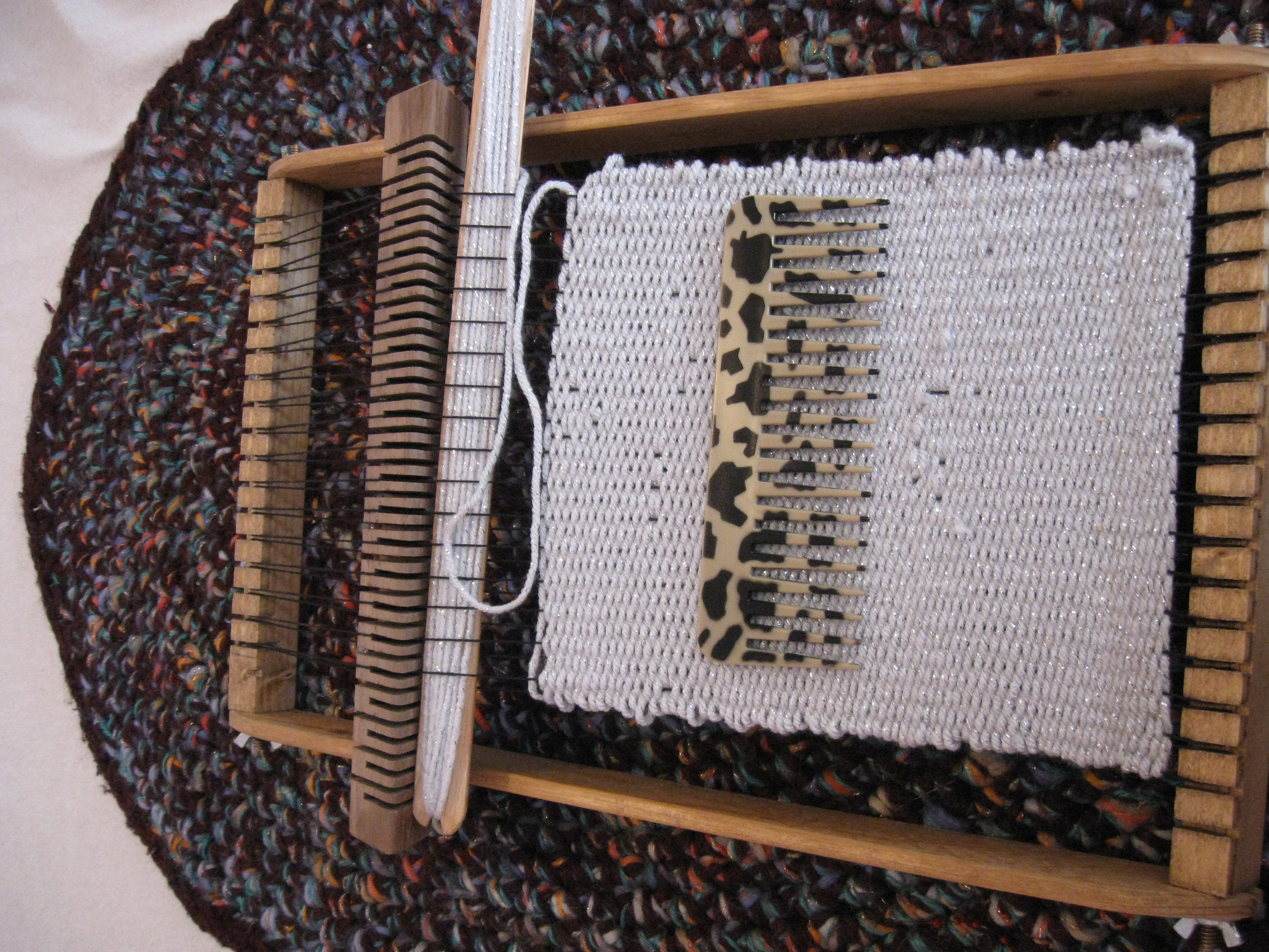 Weaving Loom With Rotating Heddle Bar and Rotating Warp Bar - Etsy