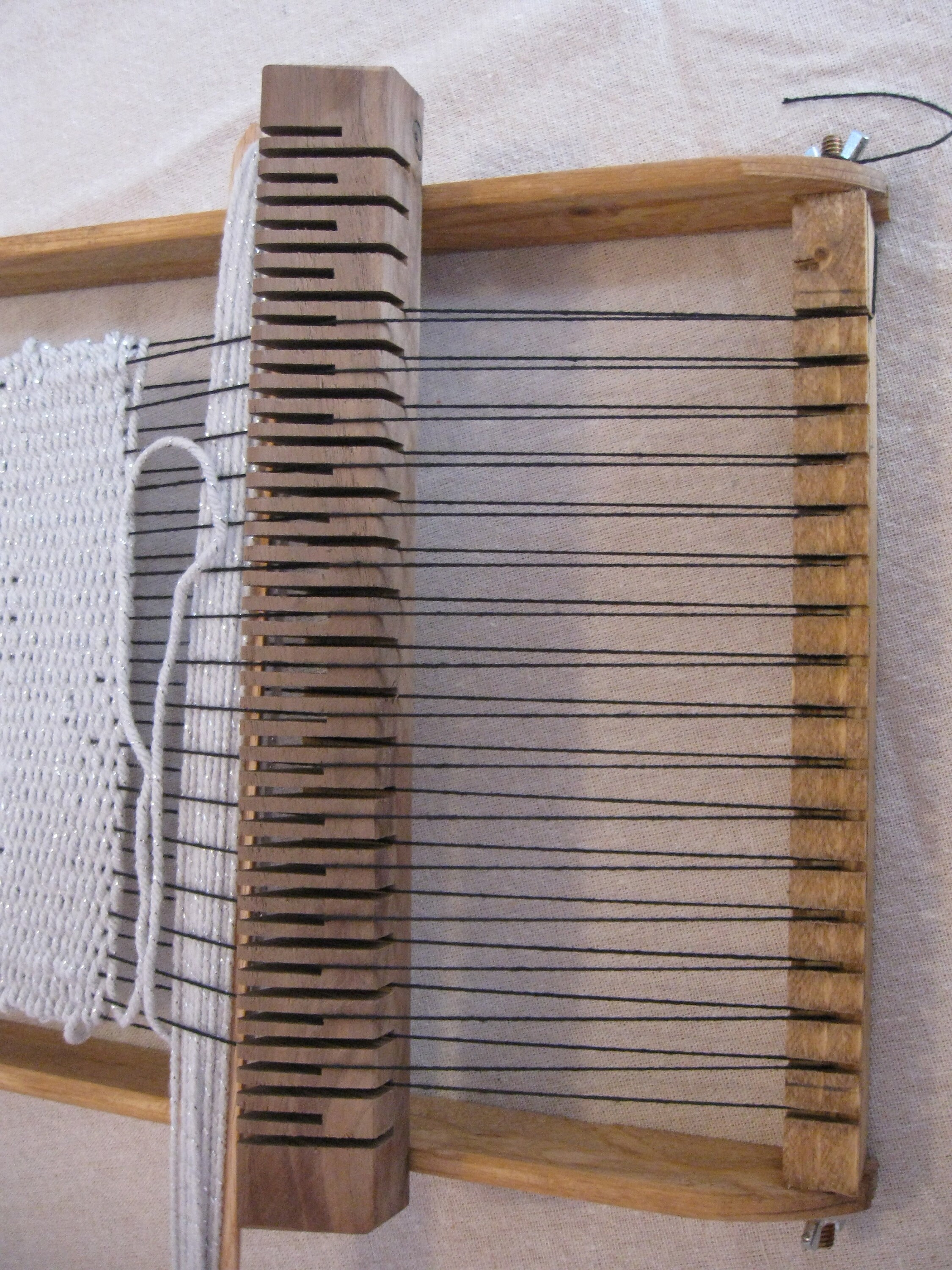 Weaving Loom With Rotating Heddle Bar and Rotating Warp Bar - Etsy