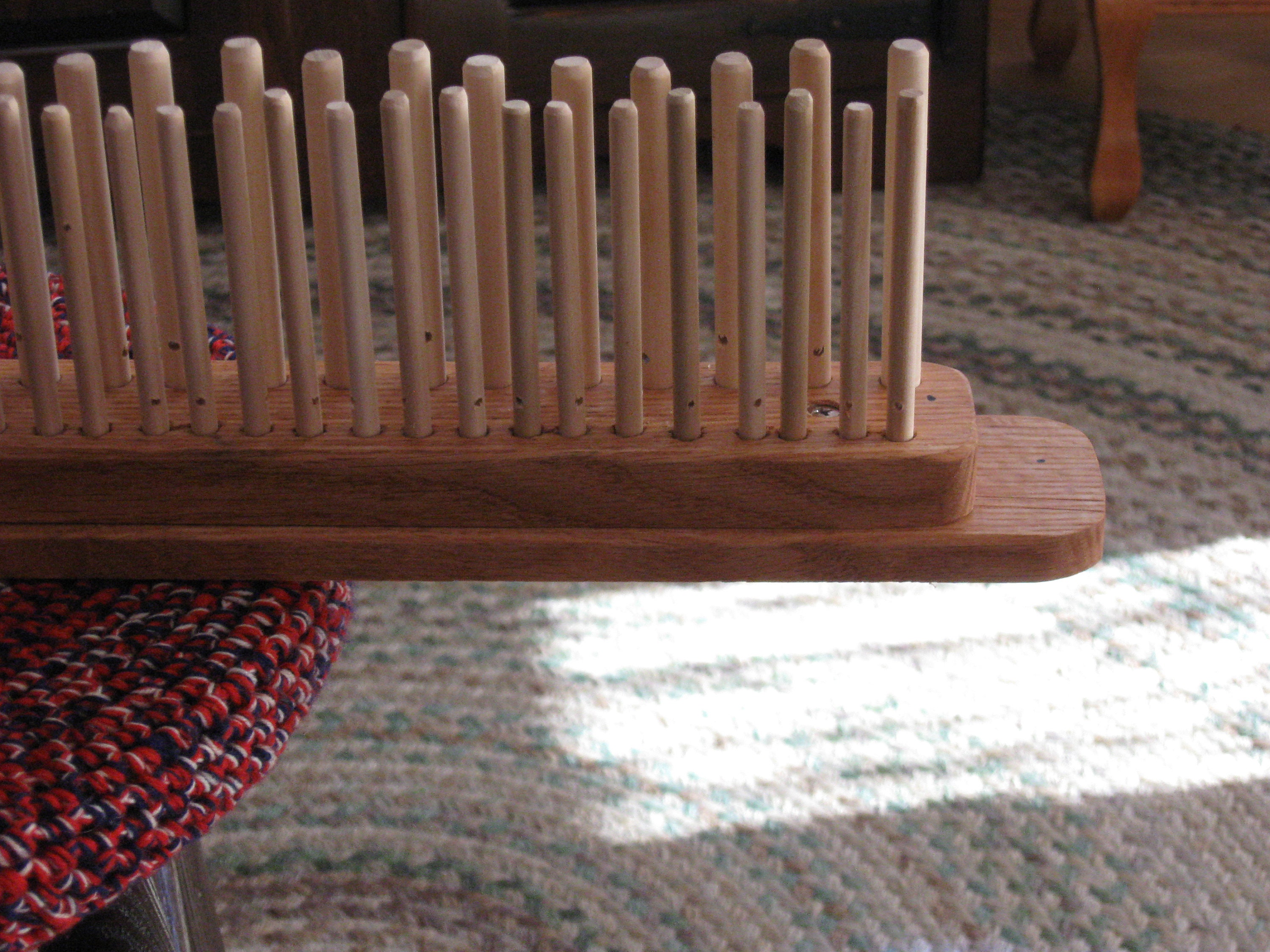 PEG LOOMS 24inch Hand Made With Red Oak - Etsy