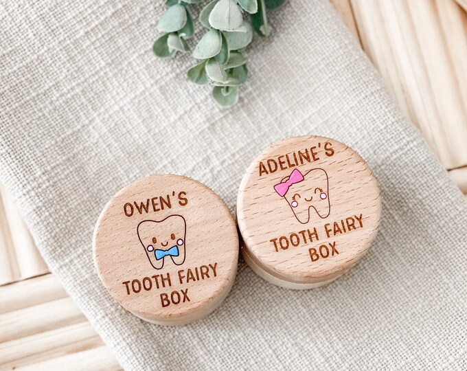 Personalized Tooth Fairy Box, Baby Tooth Box, Tooth Keepsake Box - Etsy