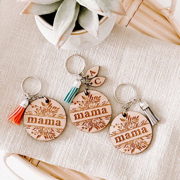 Wood Keychain - Etsy