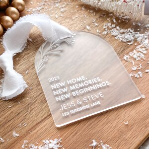 Our First Home Ornament, House Warming Gifts New Home, New Beginnings Gift, First Christmas in ...