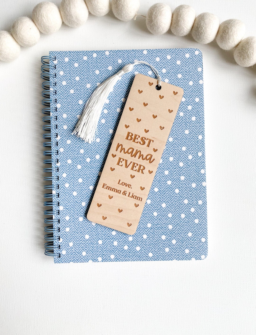 Wooden Bookmarks, Personalized Gifts for Mom, Mothers Day Gift ...