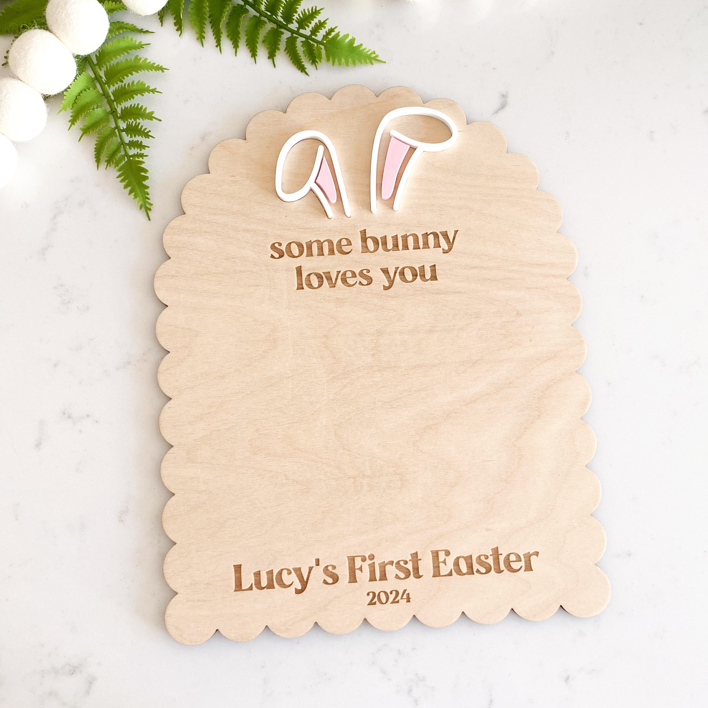 Some Bunny Loves You, My First Easter, Easter Craft - Etsy