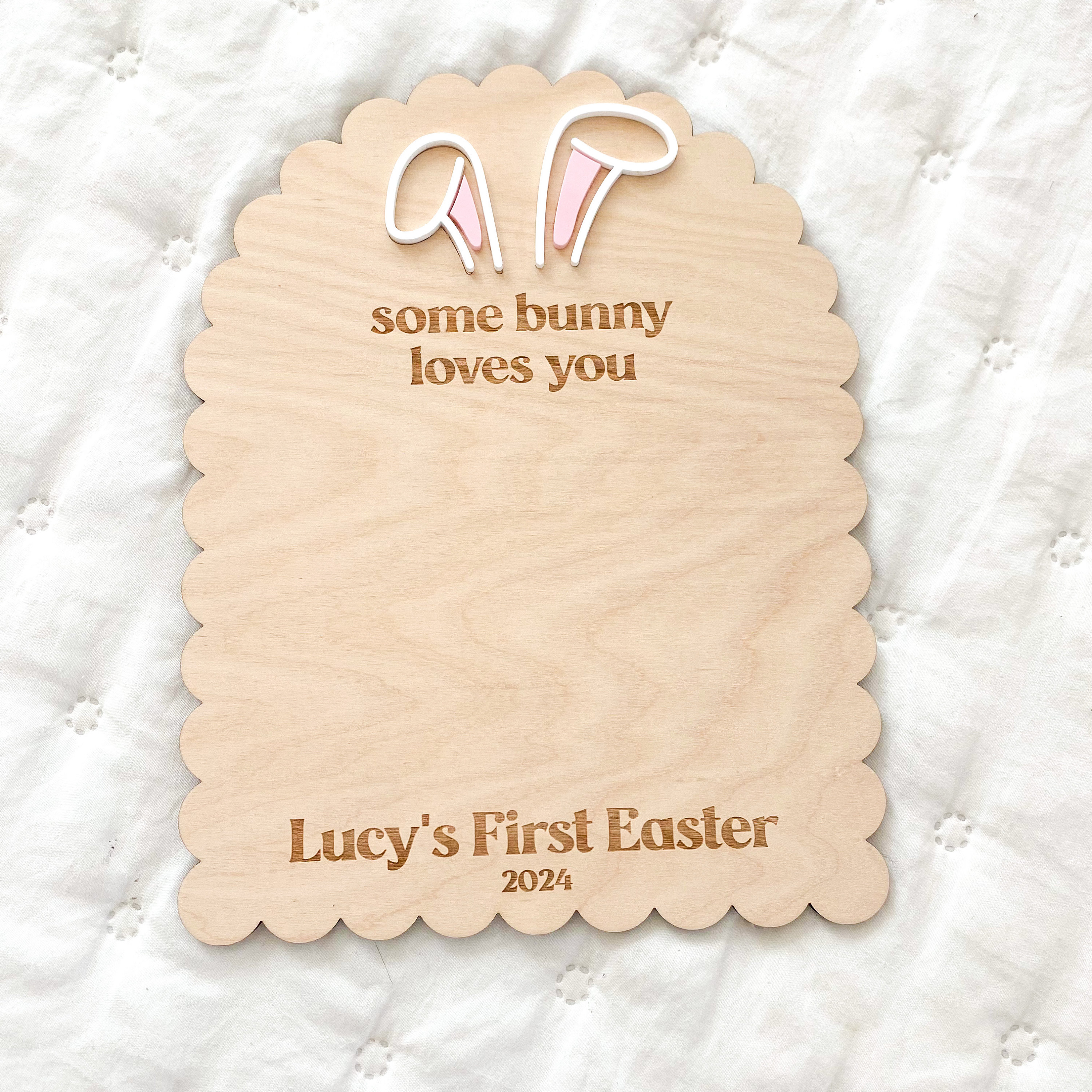 Some Bunny Loves You, My First Easter, Easter Craft - Etsy