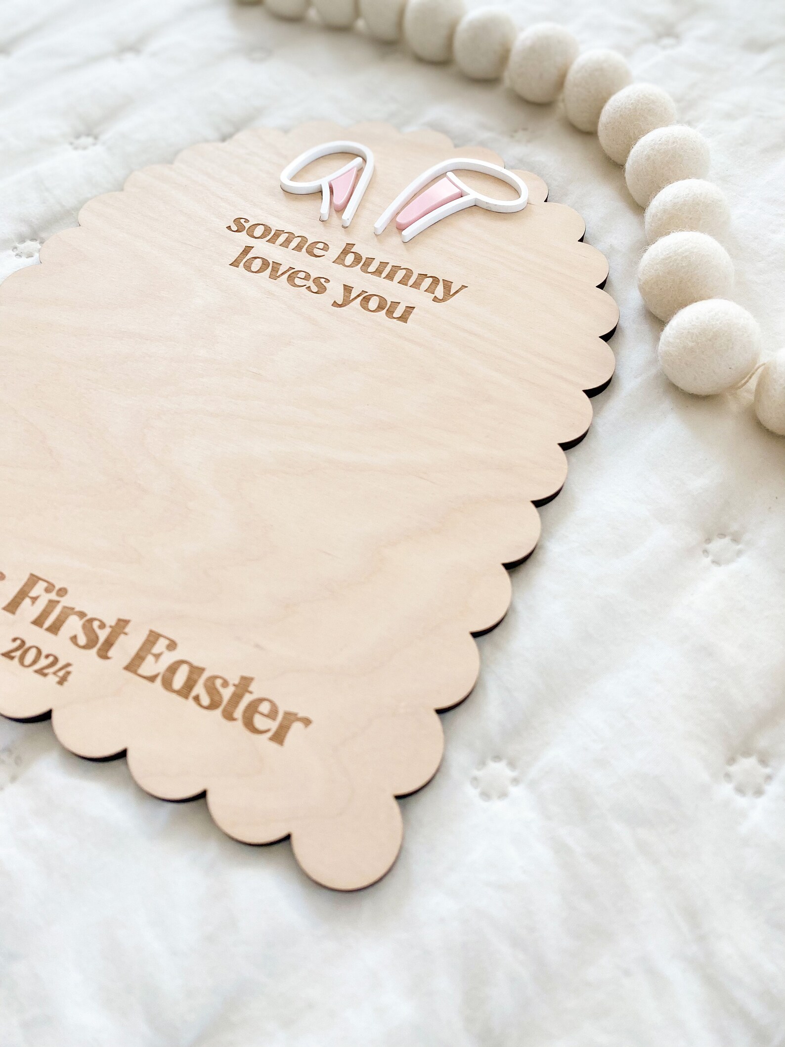 Some Bunny Loves You, My First Easter, Easter Craft - Etsy