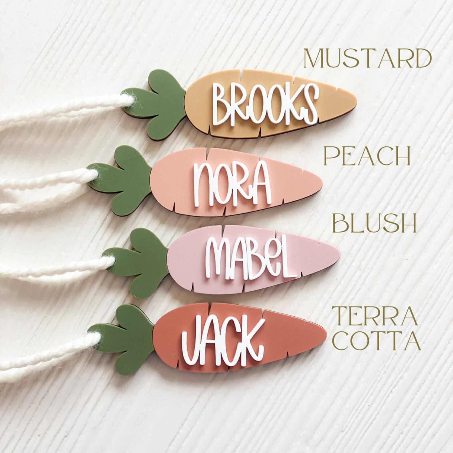 Carrot Easter Basket Tag, Personalized Easter Basket Tag, Carrot Easter ...