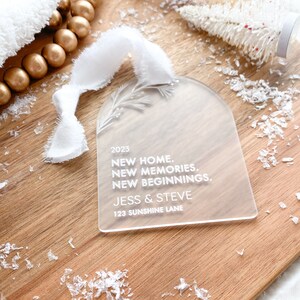 Our First Home Ornament, House Warming Gifts New Home, New Beginnings Gift, First Christmas in ...