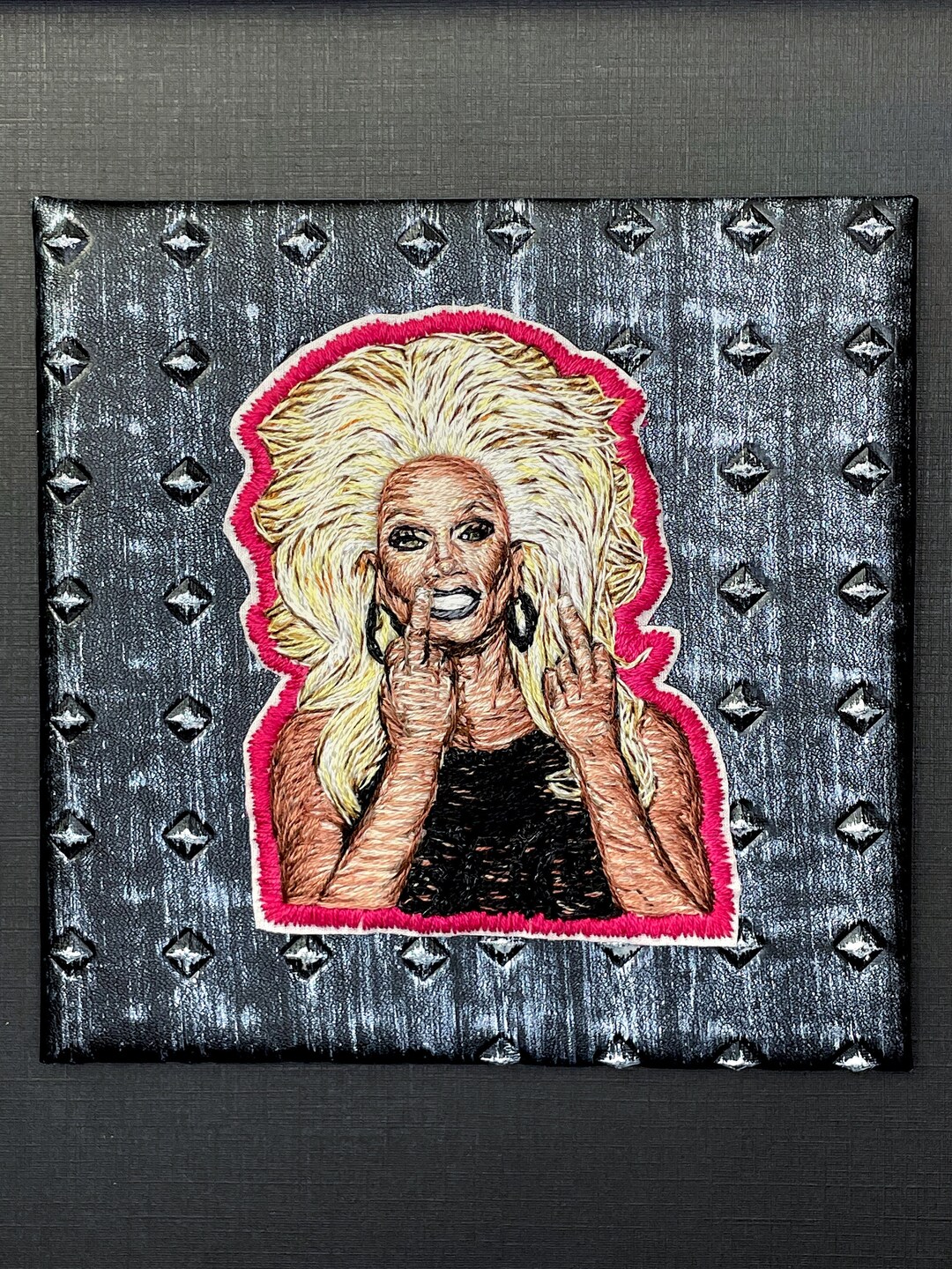 Rupaul at the Roast Embroidered Portrait Gift for Drag Race Superfan ...