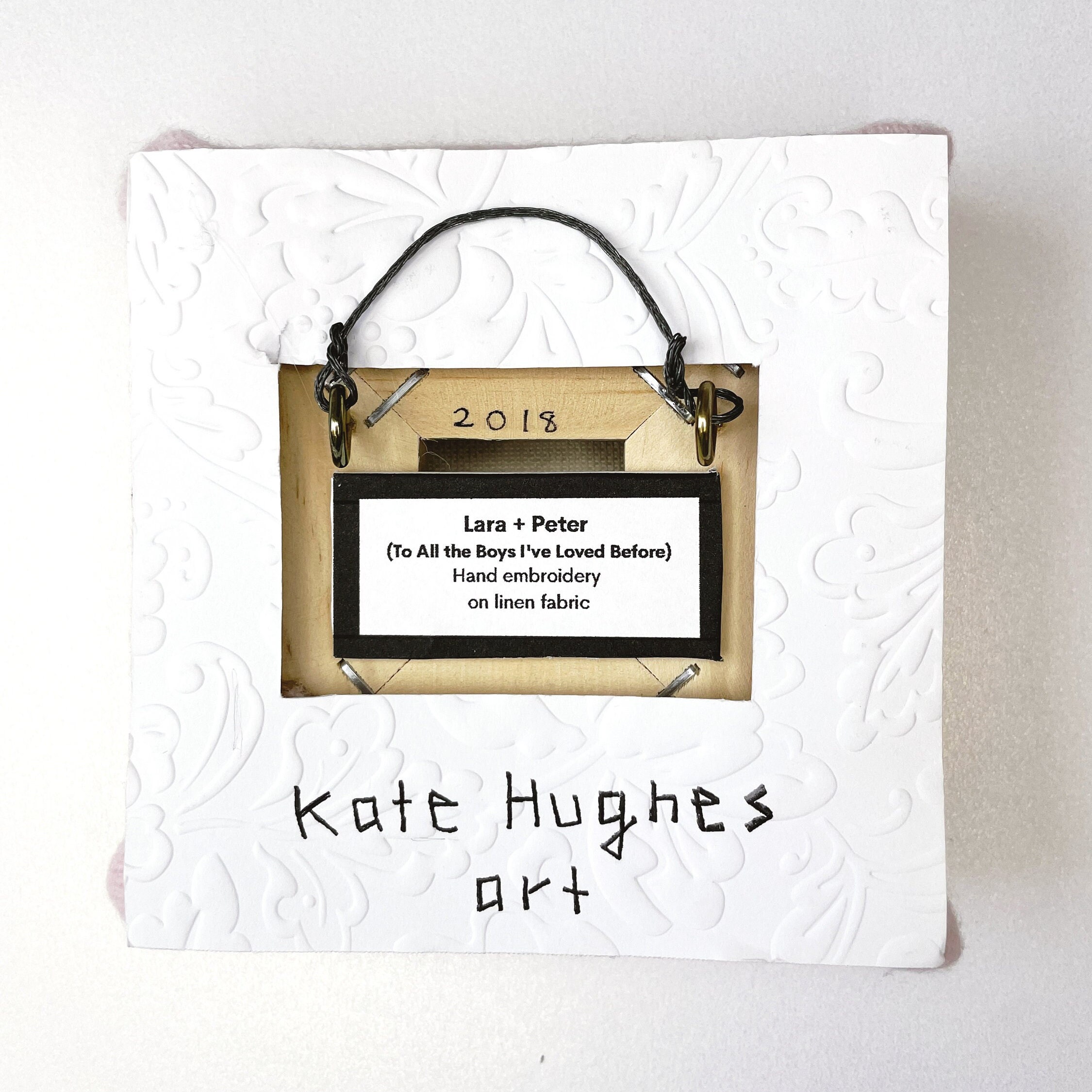 To All the Boys I've Loved Before Embroidered Portrait Lara Peter Gift ...