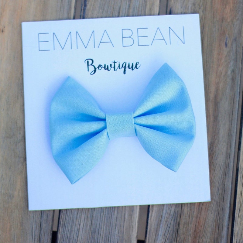 Small Blue Bows - Etsy