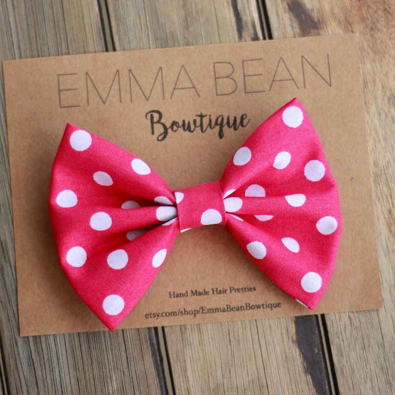 Minnie Mouse Hair Bow - Etsy