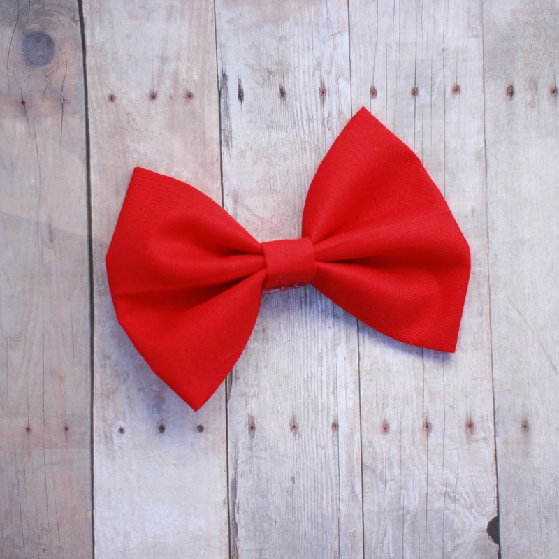 Red Bow - Etsy