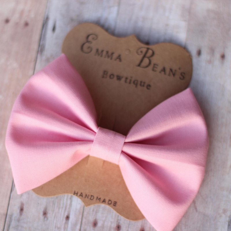 Hair Bow Pink - Etsy