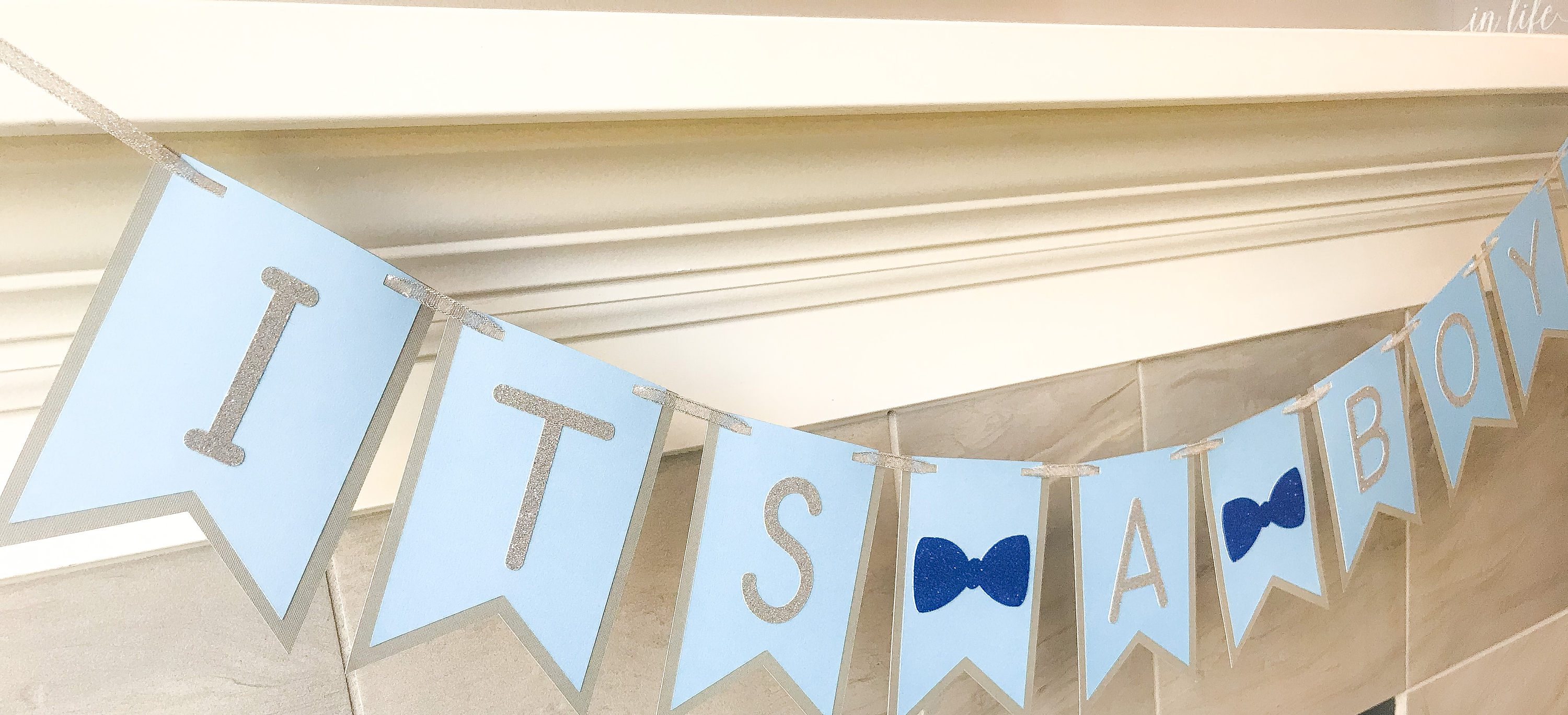 Baby Shower Banner Boy Baby Shower Decorations It's A | Etsy