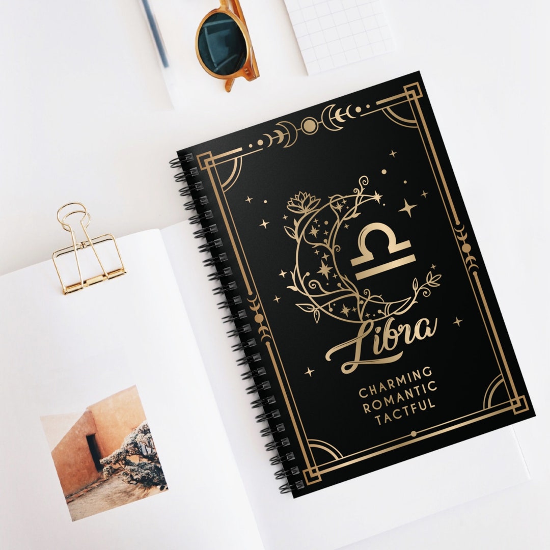 Libra Zodiac Spiral Notebook: Witchy Vibes Journal - Etsy