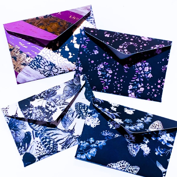 Purple Envelope - Etsy