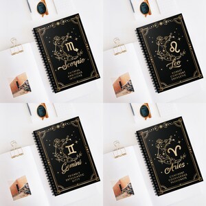 Scorpio Zodiac Sign Spiral Notebook: Witchy Journal - Etsy