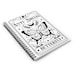 The Overthinker Tarot Card Skeleton Spiral Notebook, Funny Sarcastic ...