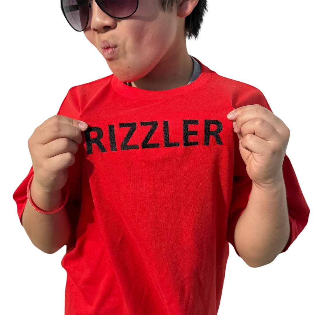 RIZZLER Embroidered Embroidery Classic Kids Crewneck T-shirt Top - Etsy