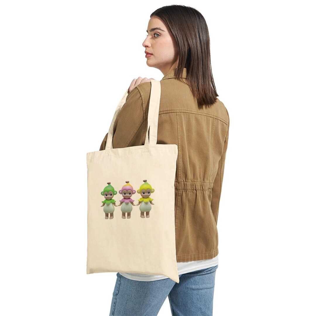 Sonny Angel Monkeys Tote Bag: It's Bananas Series, Classic Cotton - Etsy