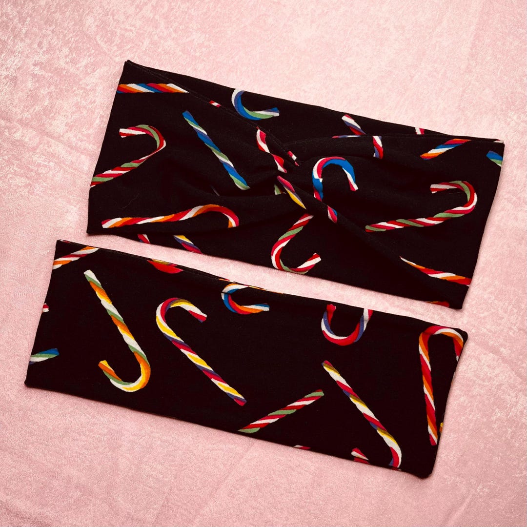 CANDY CANE HEADBANDS // Holoday Headbands Stocking Stuffers Headbands ...