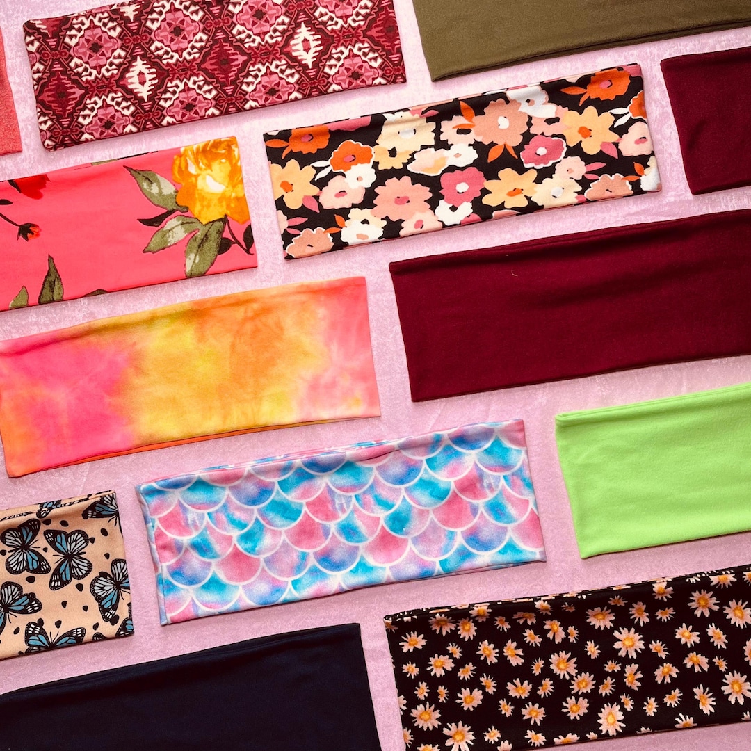 MYSTERY HEADBANDS - Wide Headbands // Assorted Headbands Flat Headbands ...