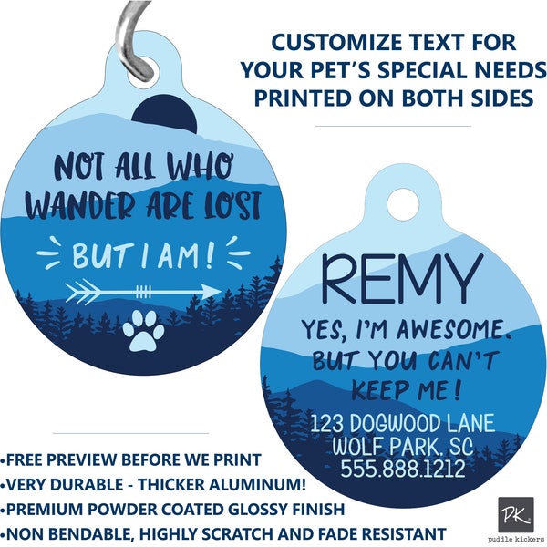 Funny Dog Tag - Etsy